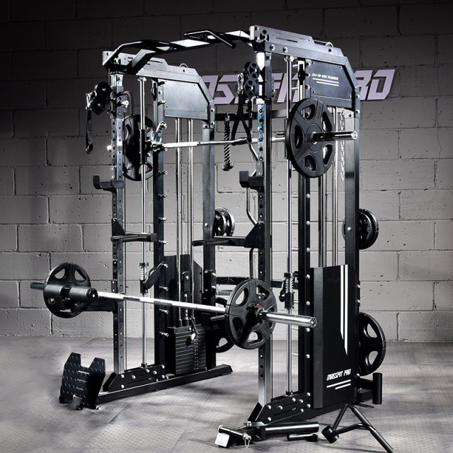 Massey commercial Smith machine comprehensive trainer home bench press ...