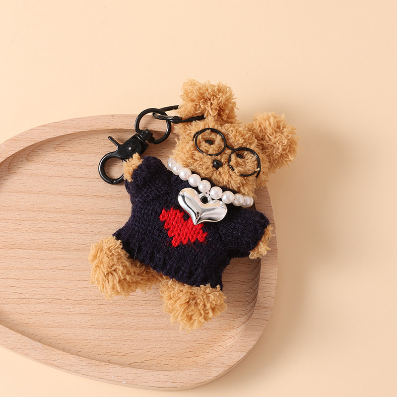 Mini black wire small glasses frame twist stick puppy accessories wool ...