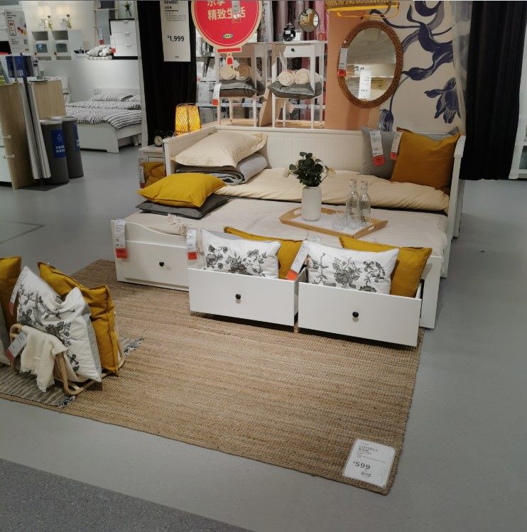 IKEA purchasing Ruhaas Ping Weaving Rugs Natural Color Living Room ...