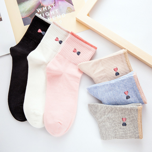 Langsha socks children's Chinese socks in autumn and winter women's ...