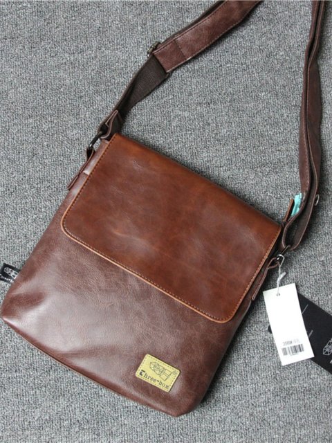 Chao Men 2023 New Threebox Crazy Horse Puppet Male Bags Japan and South ...