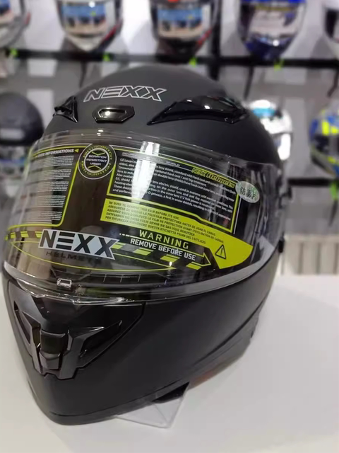 NEXX dual-lens motorcycle helmet anti-fog full-face running helmet ...