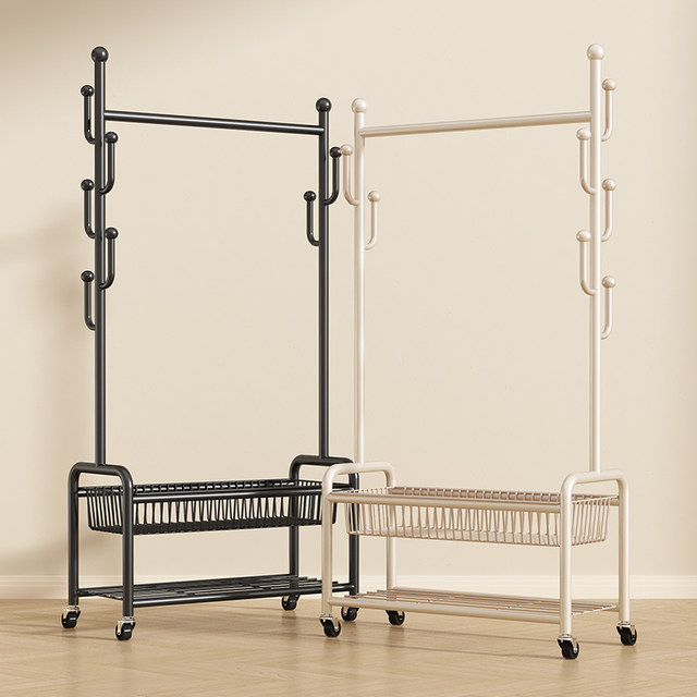 College student dormitory clothes rack, bedroom floor-standing coat ...