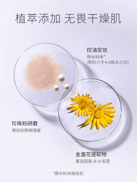 ZEESEA Little Purple Box Loose Powder Setting Powder Long-lasting Oil ...