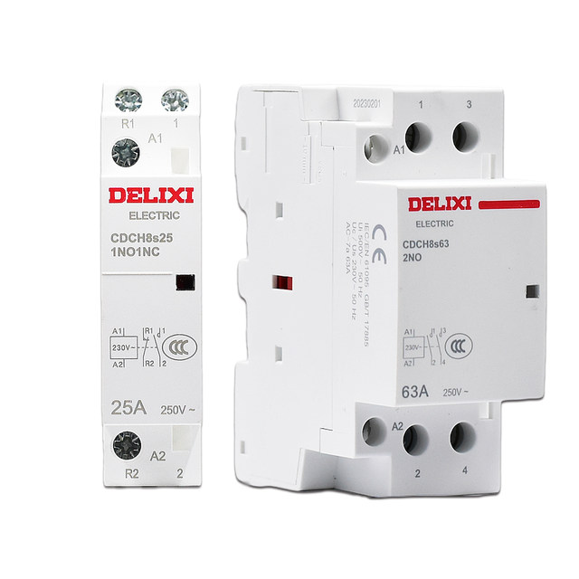 Delixi household building AC contactor 20Aac220v household high current relay CDCH8S