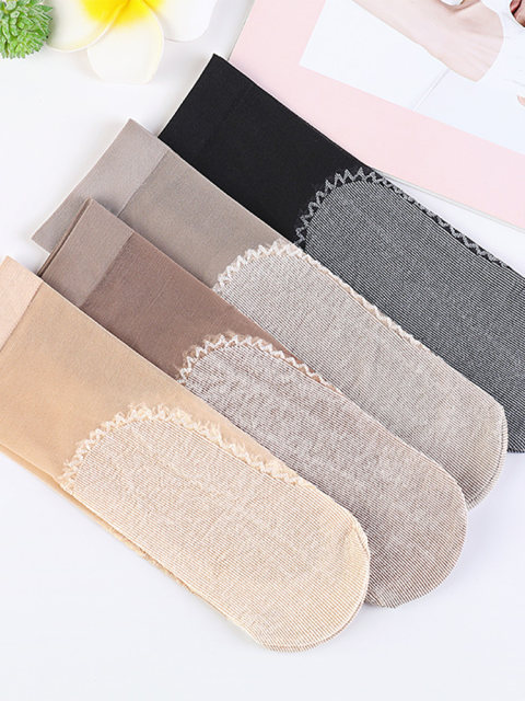 Langsha Stockings Women's Socks Thin Anti-Snagging 2025 Summer Dark ...