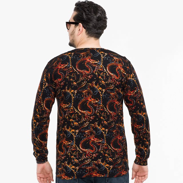 Overlord Rat men's plus size spring and autumn long-sleeved knitted T ...