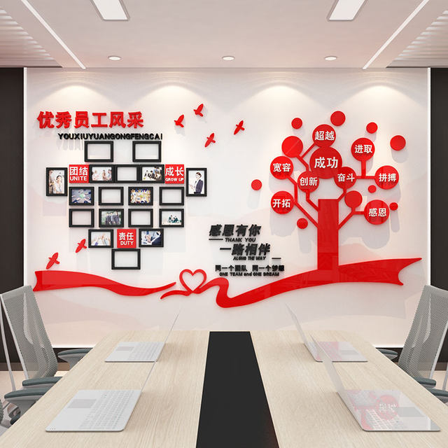 Company Corporate Culture Outstanding Employee Style Photos Wall ...