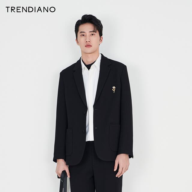 Trendiano official 2023 new spring men's suit suit casual slim suit