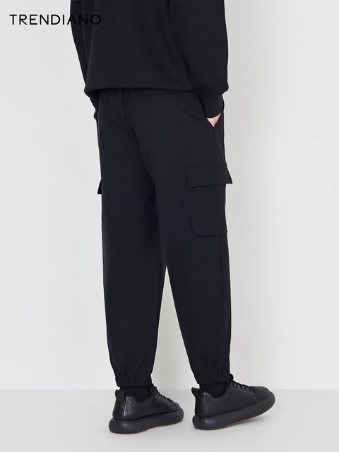 Trendiano official flip cover pockets casual straight pants fashion ...