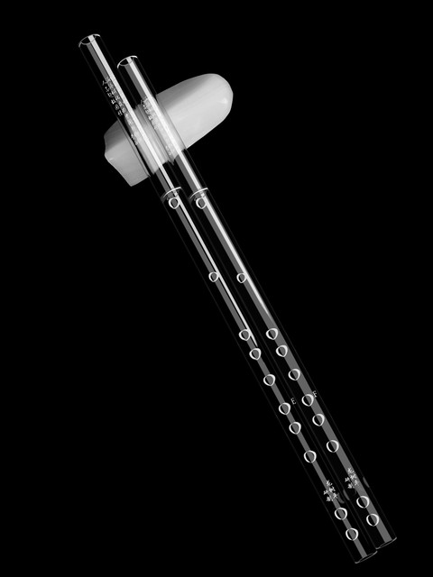 Kaiyi imitation crystal non-cracking transparent flute beginner ...