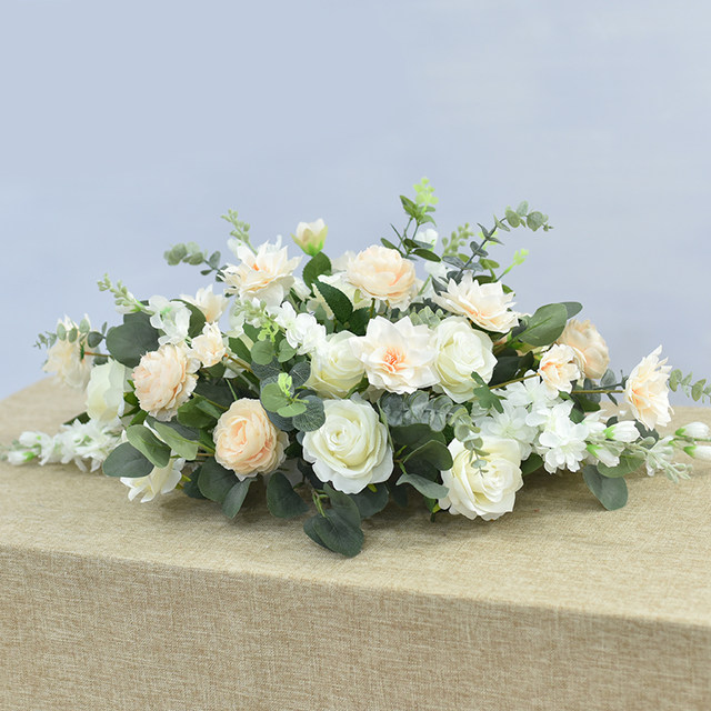 New Spring Hotel Wedding Table Flower Simulation Simulation Floral Silk ...