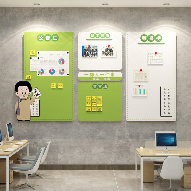 Announcement board Excellent employee style magnetic photo performance ...