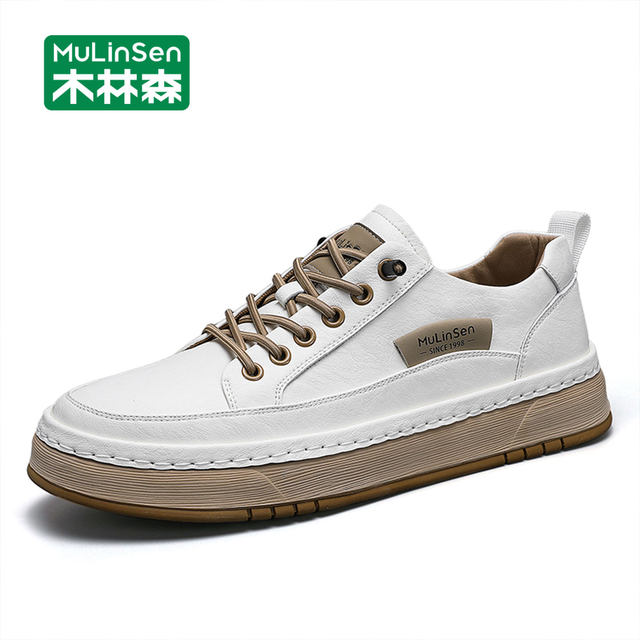 Mulinsen Men's Shoes Winter New Slip-on Work Casual Shoes Men's Spring ...