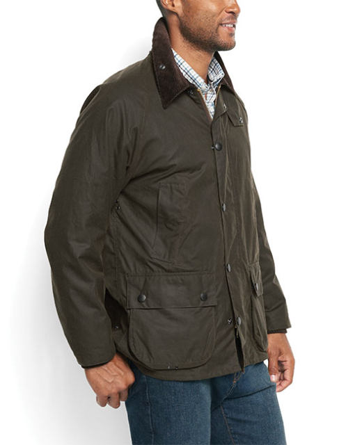 ORVIS men's jacket corduroy collar zipper button double placket casual ...