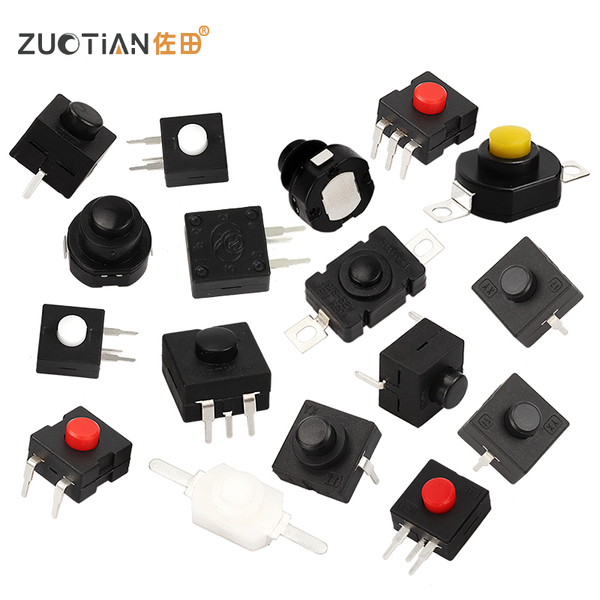 Kan-28 Strong Light Flashlight Switch - Self-Locking Patch/In-Line ...