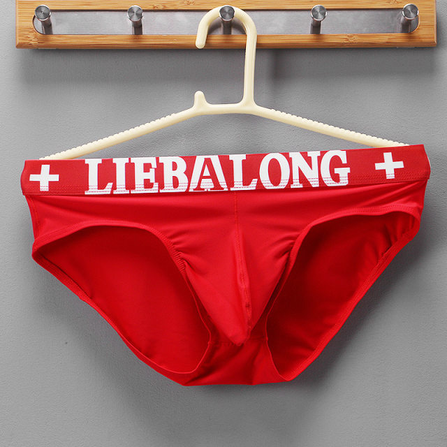 Big bag tight briefs men's ice silk thin comfortable youth underwear ...