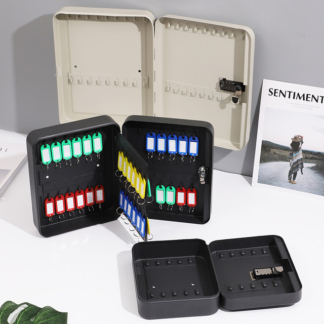 Household password key box wall -mounted key management box real estate ...