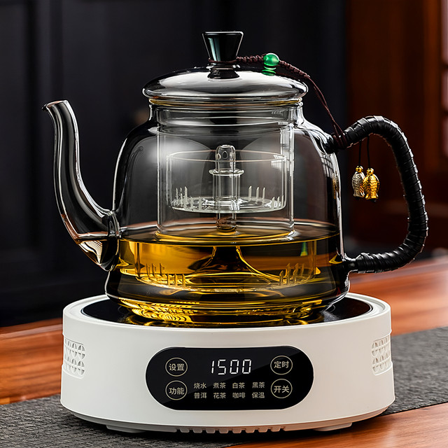 Glass Teapot 2025 new steaming and cooking integrated thickened boiling ...