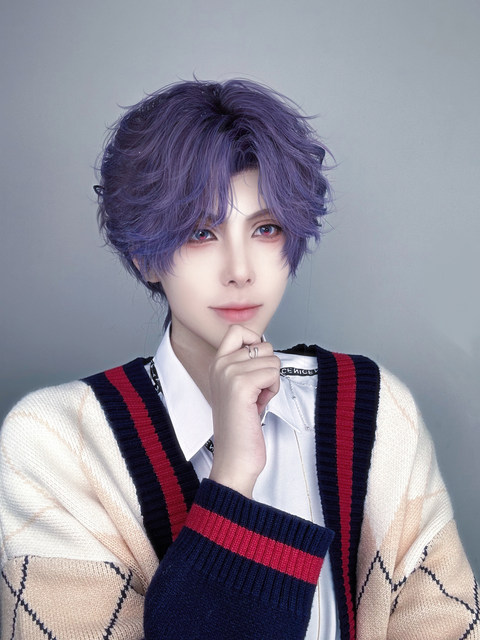 (Ready stock lapel) Love and Deep Space Qi Yu's same style asymmetric ...