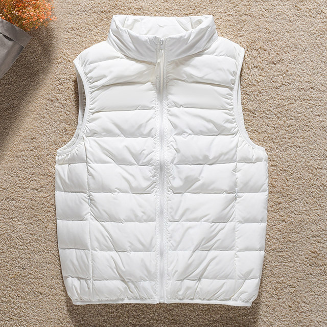 Plel vest autumn and winter new ladies thin short short shoulder vest ...