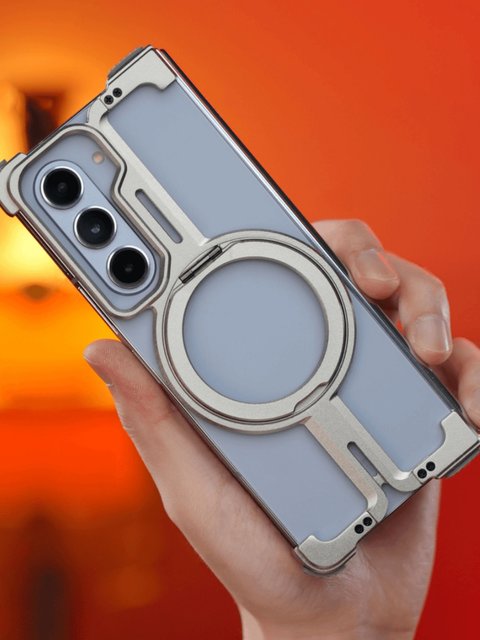 Suitable for Samsung Zfold5/6 mobile phone case folding screen metal ...