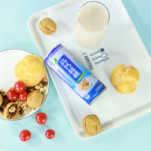 High calcium walnut dew 240ml*16 cans of walnut plant milk plant ...