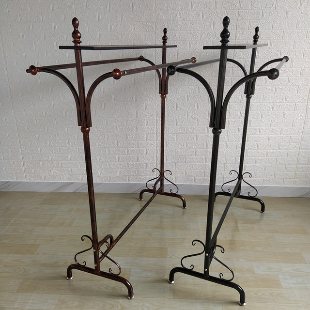 European style island rack floor rack simple clothing store display ...