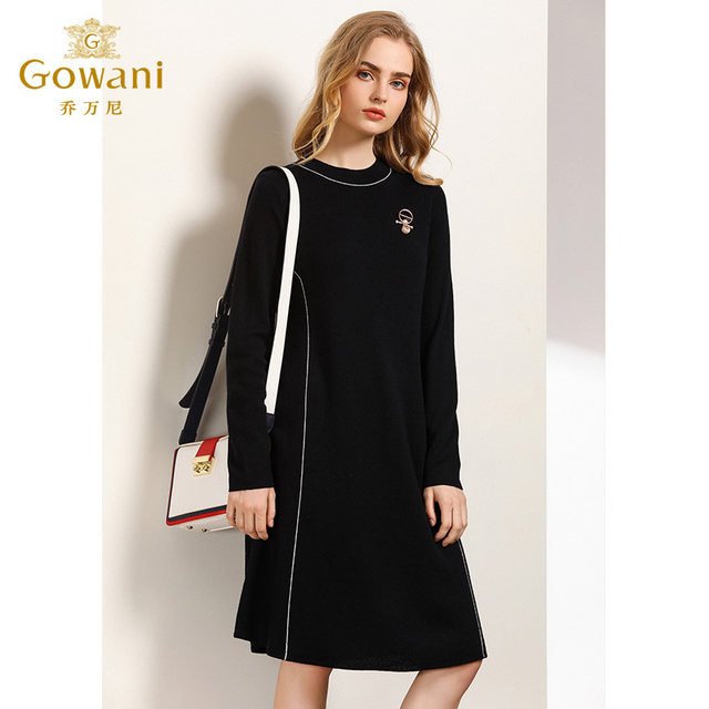 Giovanni Wool Knitted Dress Spring Women's Clothing Mall New Slim High ...