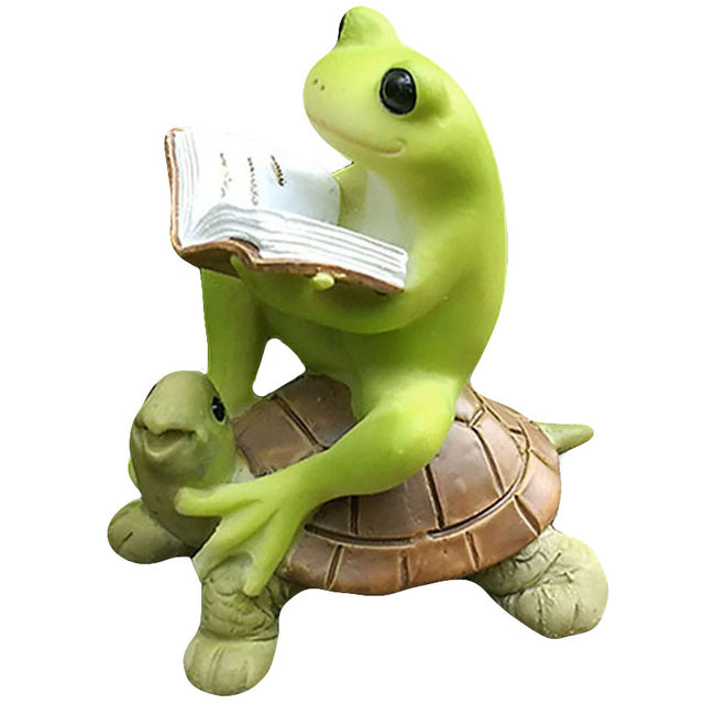 Creative cute lounge chair, little frog ornaments, cartoon animals ...