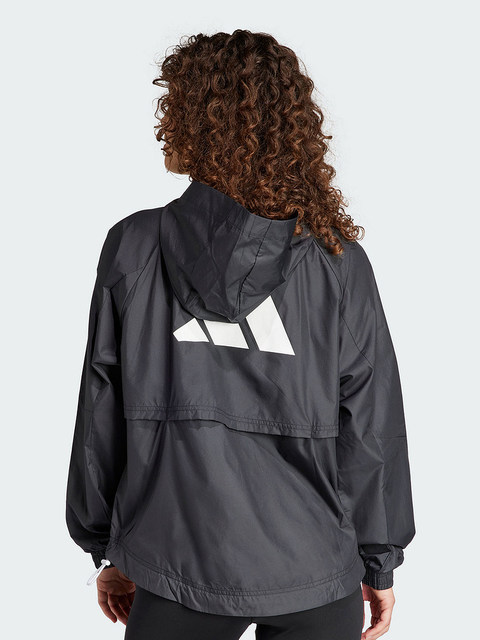 adidas Adidas Sports Fitness Hooded Jacket 2024 Autumn and Winter Women ...