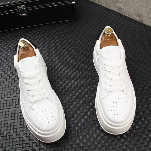 Thick-soled men's shoes, versatile inner heightening casual trendy ...