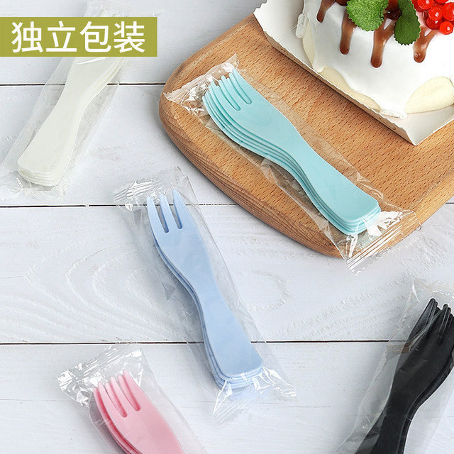 Disposable Forks, Fruit Forks, Individually Packaged, Thickened ...