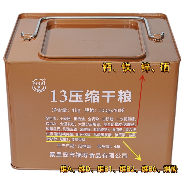 13 compressed dry food outdoor family emergency reserve biscuits food ...