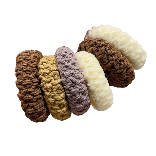 High ponytail hair rope women's high-end head rope high elasticity and ...