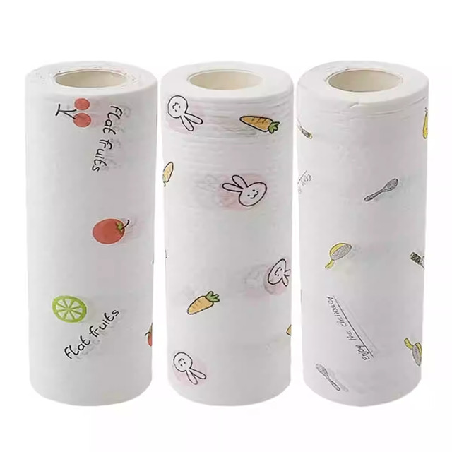 Lazy rag, thickened household disposable kitchen paper towel, non-stick ...