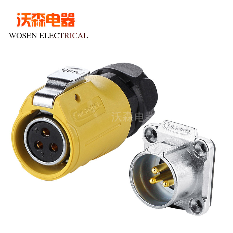 Lingke connector lp20 luftfahrtstecker – 2-polig, 3-polig, 4-polig, 5-polig, 7-polig, 9, 12 ...