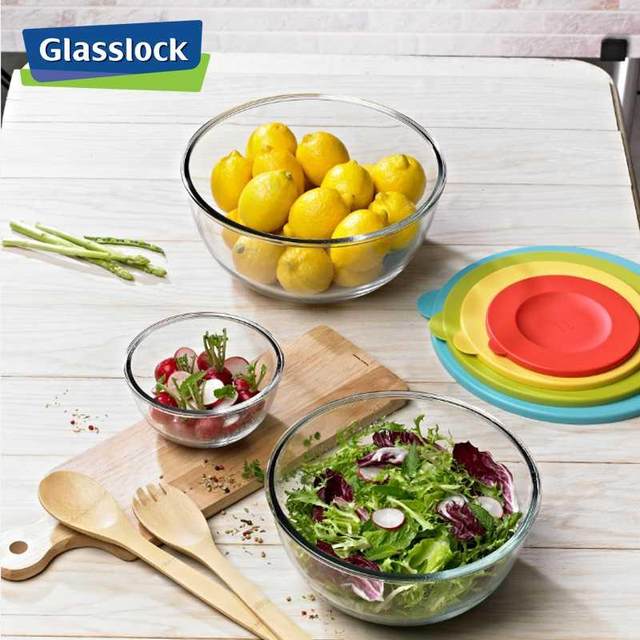 glasslock glass crisper sealed refrigerator food storage portable large ...