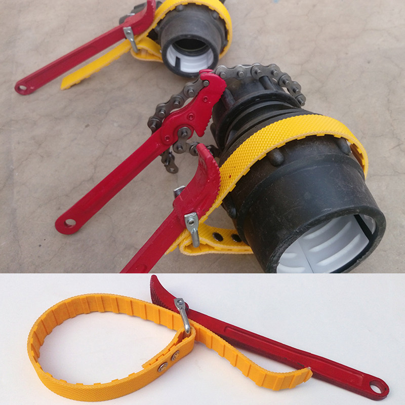 Large and Small Chain Wrench Anti-Slip Belt Wrench for PE Pipe Quick ...