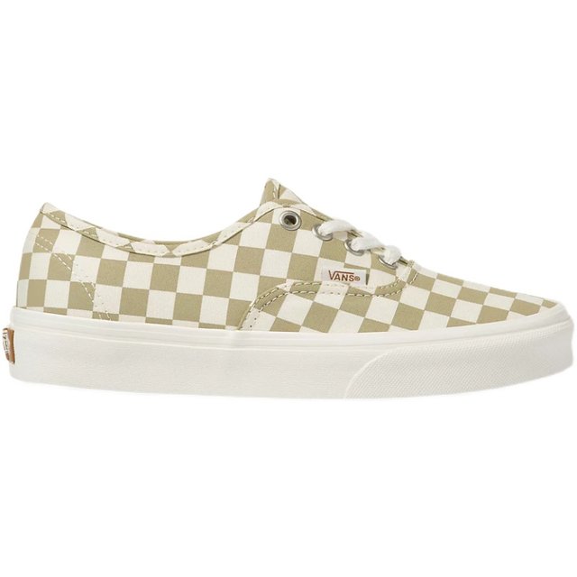 Awen VANS Brown White Milk Tea Checkerboard Authentic Low Ankle Canvas ...