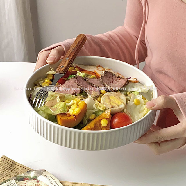 INS White Home Ceramic Bulls Plate Simple Cake Plate Fruit Disk West ...