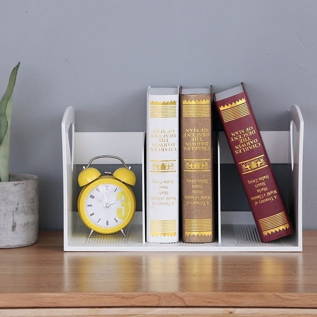 Plastic children's desktop small bookshelf for storing simple and ...