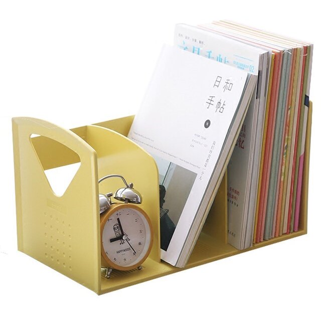 Plastic children's desktop small bookshelf for storing simple and ...