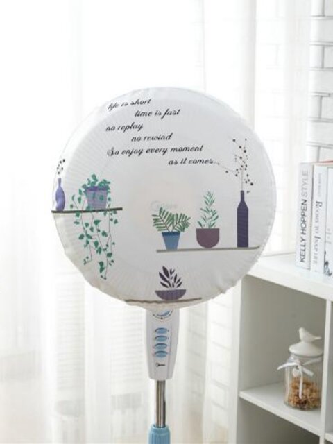Clearance cartoon vertical fan cover electric heating fan cover 16-inch ...