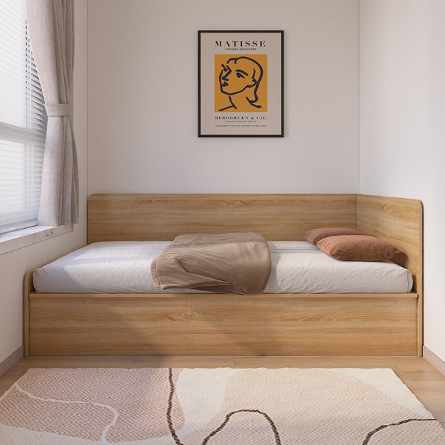 Customized panel bed tatami storage bed edge kang bed multi-functional ...