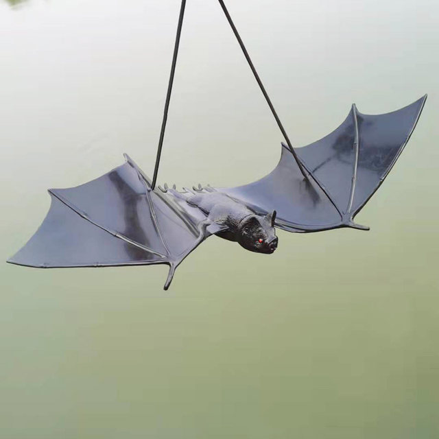 Halloween prop simulation bat static solid animal model flying animal ...