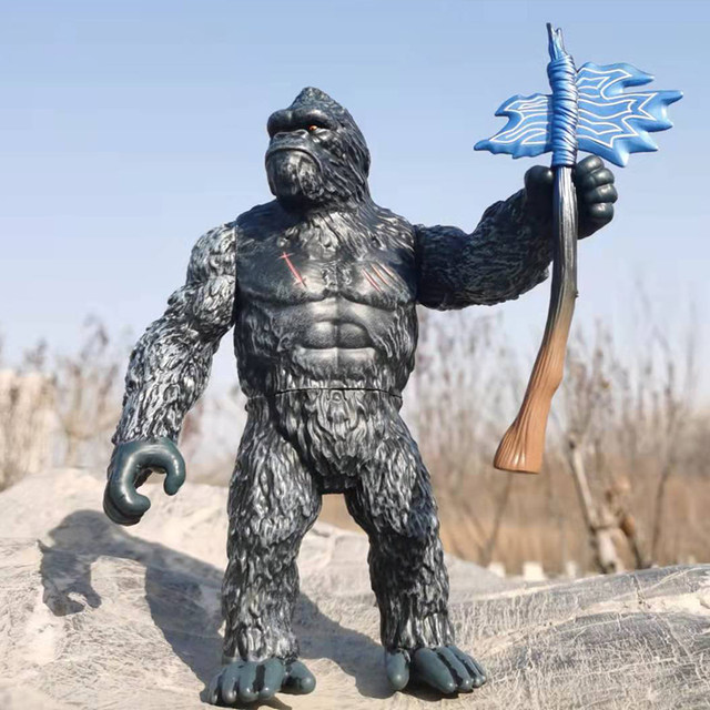 Large King Kong Soft Plastic Tomahawk Long Tail Godzilla Chimpanzee ...