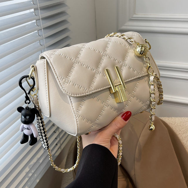 Fashionable diamond chain bag for women's summer 2025 new fashion high ...