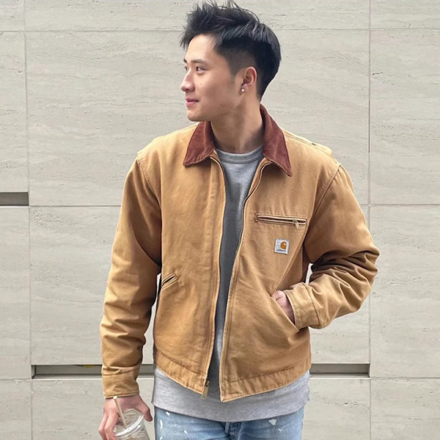 Bouncing trendy Carhartt Carhartt 103828 American Detroit jacket ...