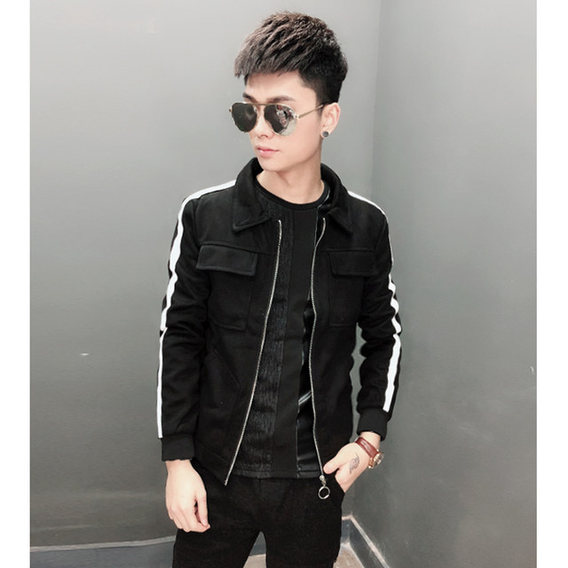 2024 Douyin New Jacket Men's Internet Celebrity Same Style Slim Jacket ...